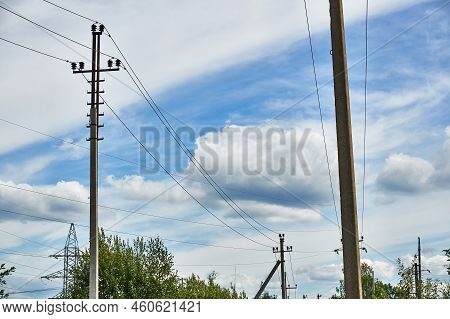 Power Lines, Poles Image & Photo (Free Trial) | Bigstock