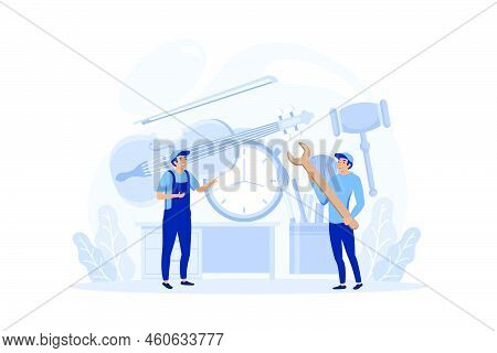 Restorer Concept. Vector & Photo (Free Trial) | Bigstock