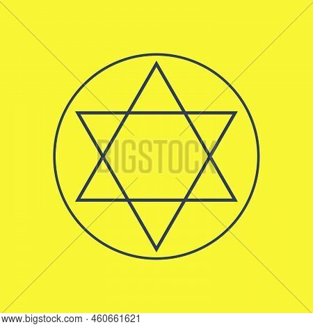Six-pointed Star Icon Vector & Photo (Free Trial) | Bigstock