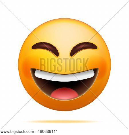 3d Yellow Laugh Vector & Photo (Free Trial) | Bigstock
