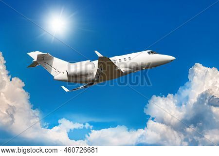 White Private Jet Image & Photo (Free Trial) | Bigstock
