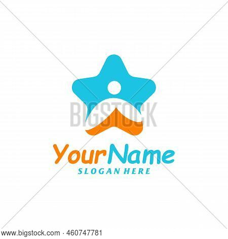 Star Kids Logo Design Vector & Photo (Free Trial) | Bigstock