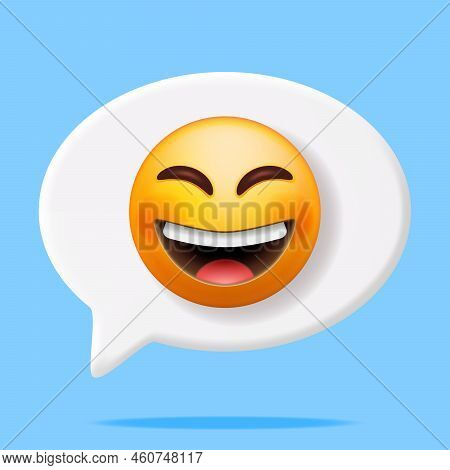3d Yellow Laugh Vector & Photo (Free Trial) | Bigstock