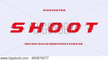 Shooter Game Font Vector & Photo (Free Trial) | Bigstock