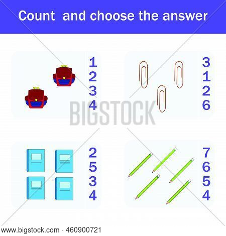 Counting Game Vector & Photo (Free Trial) | Bigstock