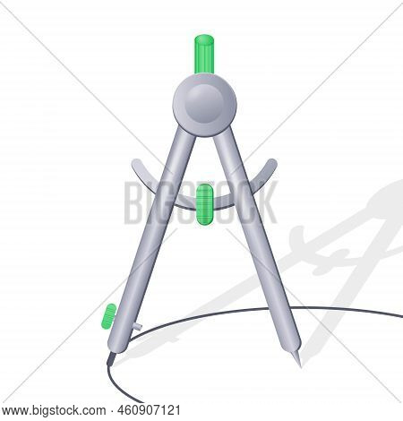 Drafting Compass Vector & Photo (Free Trial) | Bigstock