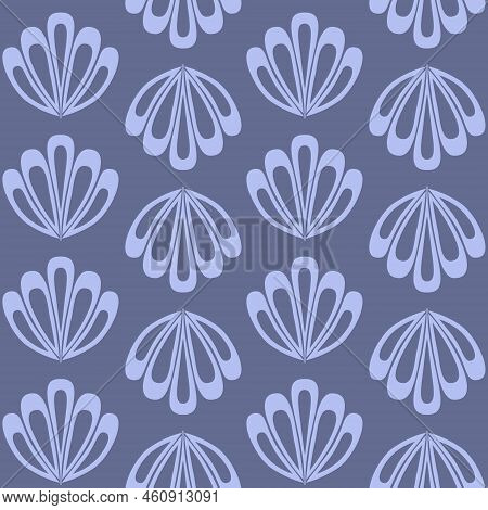 Purple Blue Clam Vector & Photo (Free Trial) | Bigstock