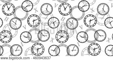 Black Clocks On White Vector & Photo (Free Trial) | Bigstock