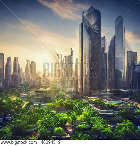 Green City Future. Eco Image & Photo (Free Trial) | Bigstock