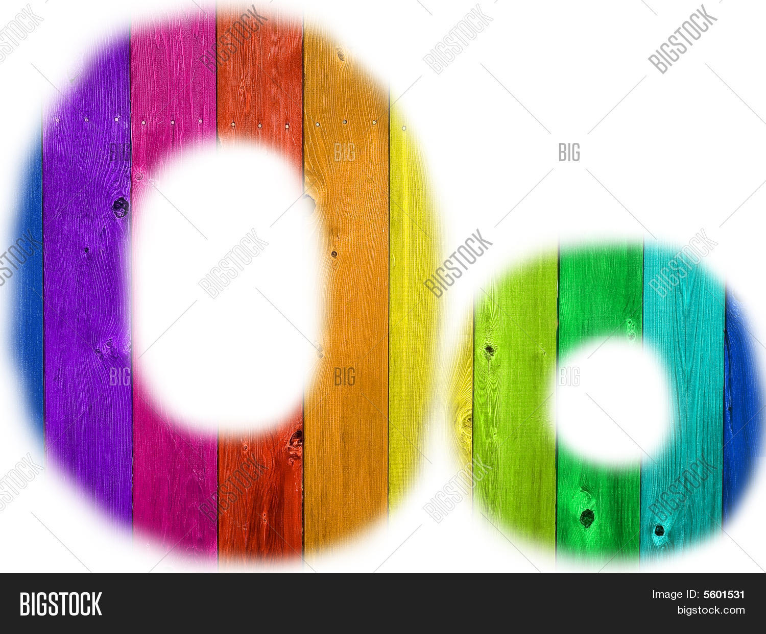 Letter O Rainbow Image & Photo (Free Trial) | Bigstock