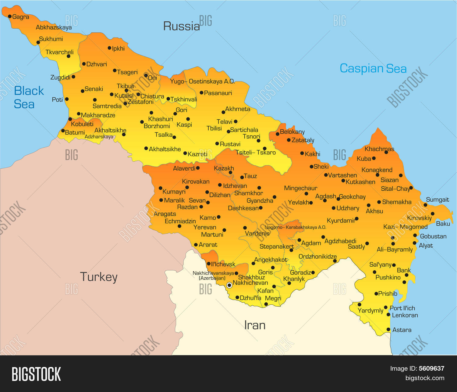 Caspian Region Vector & Photo (Free Trial) | Bigstock