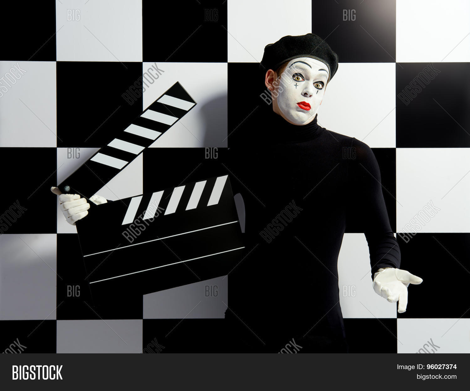 Movie Actor Mime Image & Photo (Free Trial) | Bigstock