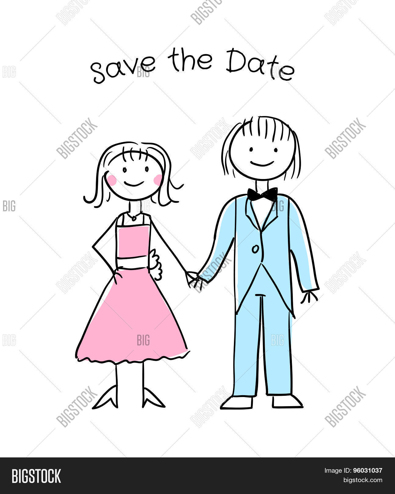 Cute Cartoon Wedding Vector & Photo (Free Trial) | Bigstock