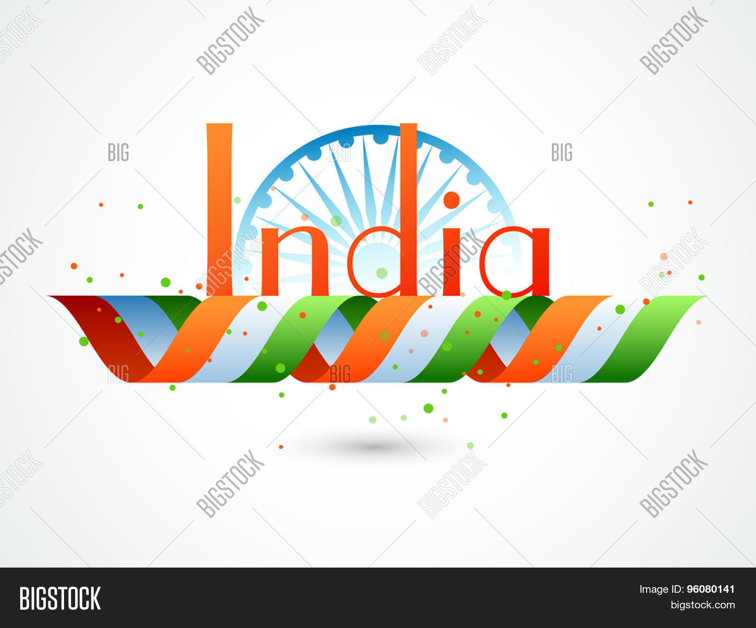 Stylish Text India On Vector & Photo (Free Trial) | Bigstock