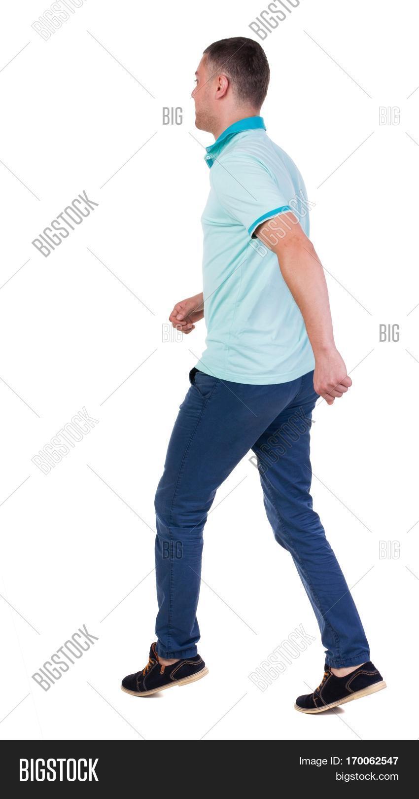Back View Running Man Image & Photo (Free Trial) | Bigstock
