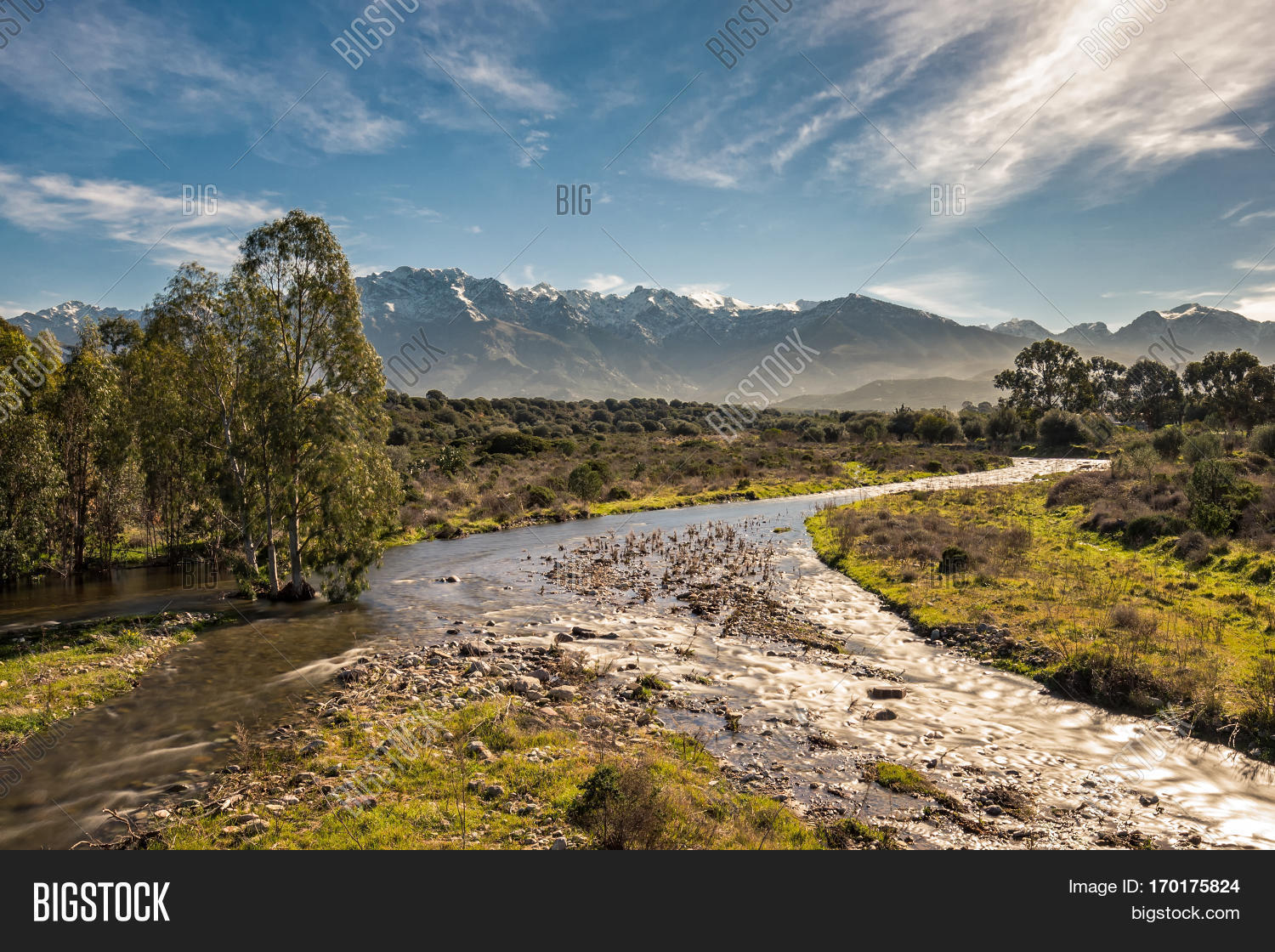 Shallow Stream Corsica Image & Photo (Free Trial) | Bigstock
