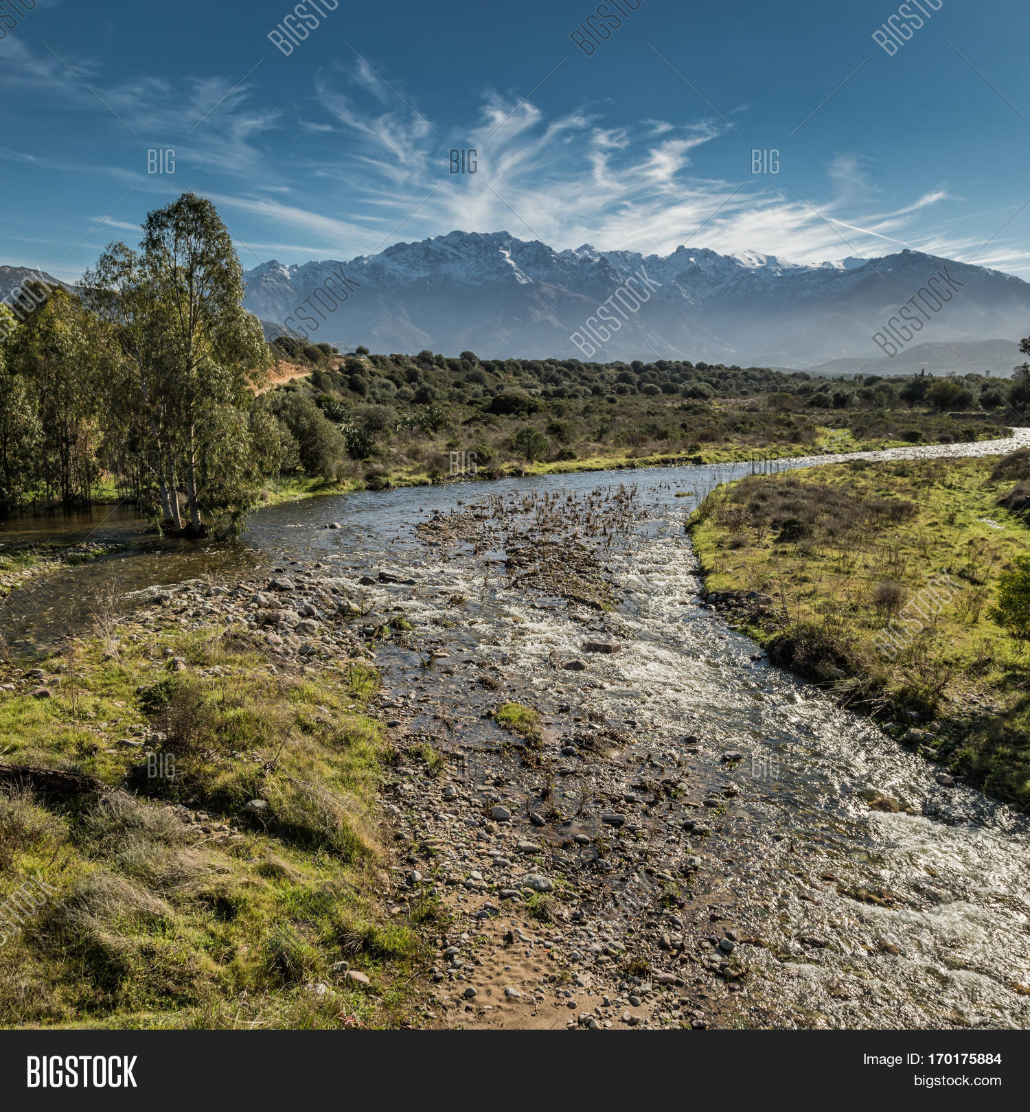 Shallow Stream Corsica Image & Photo (Free Trial) | Bigstock