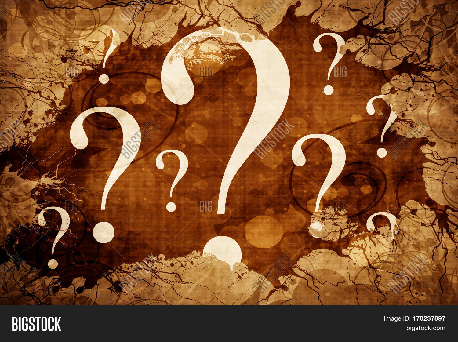 Vintage Question Mark Image & Photo (Free Trial) | Bigstock