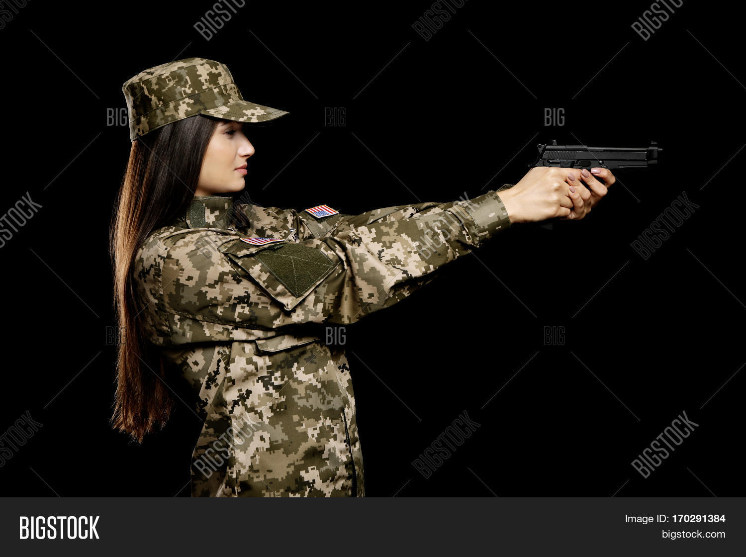 Pretty Female Soldier Image & Photo (Free Trial) | Bigstock