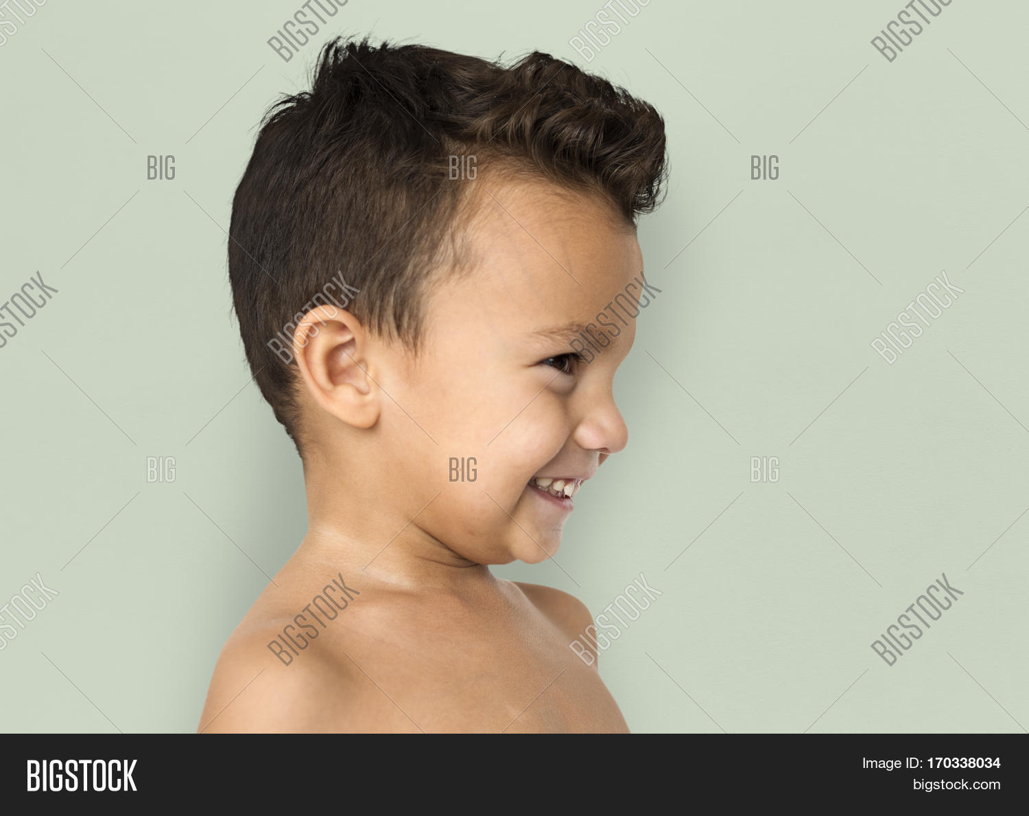 Little Boy Side View Image & Photo (Free Trial) | Bigstock