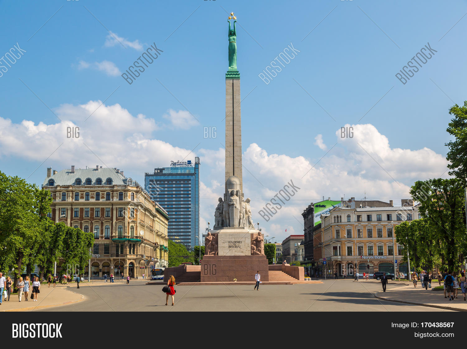 Monument Freedom Riga Image & Photo (Free Trial) | Bigstock