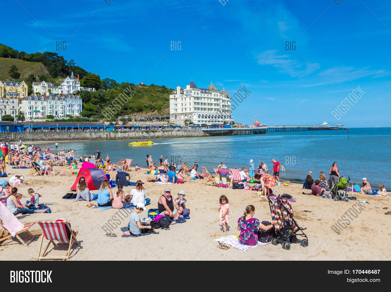 Beach Llandudno Wales Image & Photo (Free Trial) | Bigstock