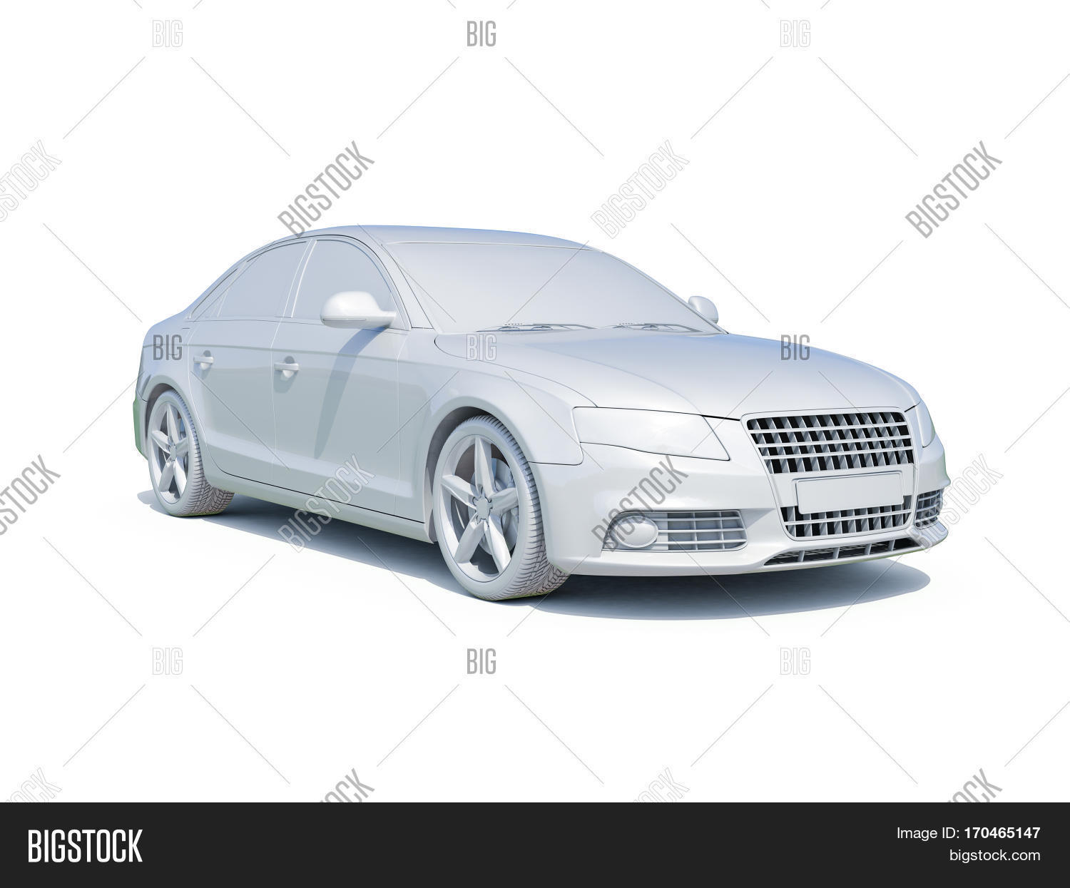 3d Render: Car White Image & Photo (Free Trial) | Bigstock