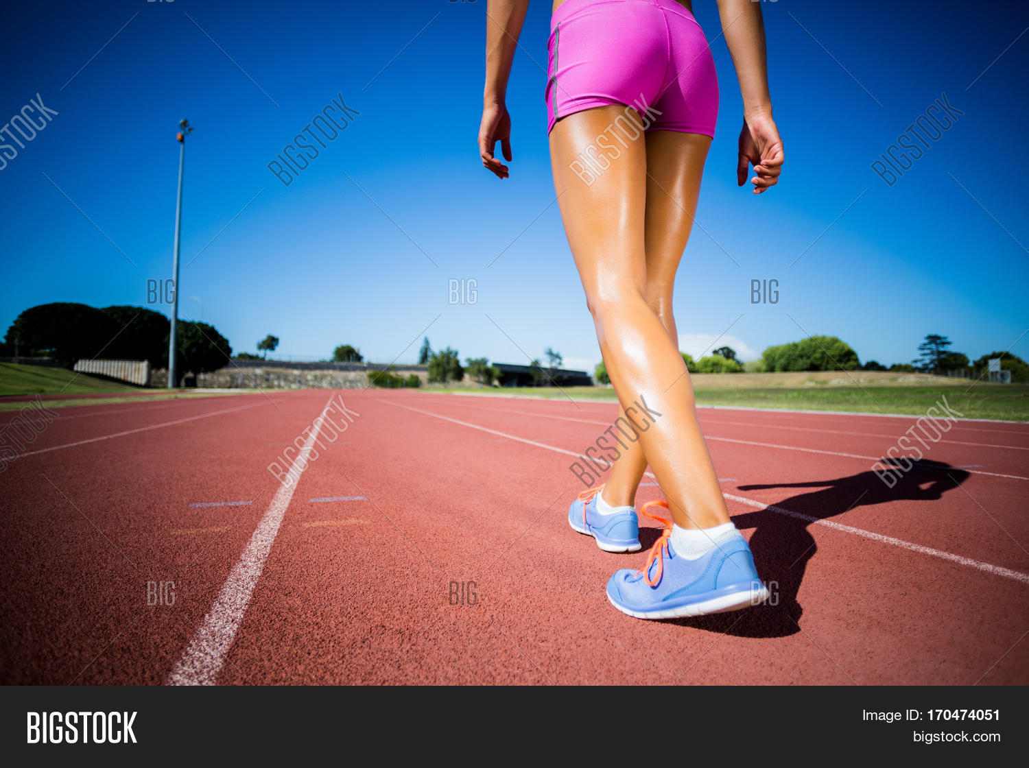 Female Athlete Walking Image & Photo (Free Trial) | Bigstock