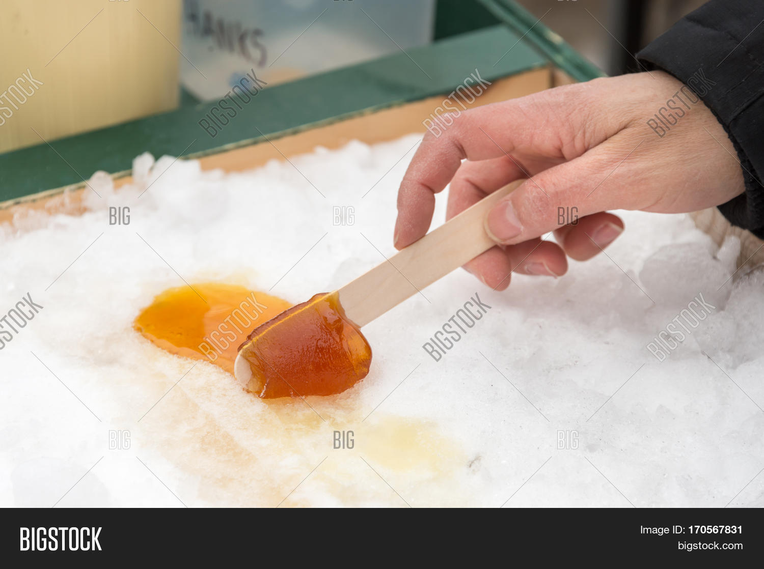 Maple Taffy On Snow Image & Photo (Free Trial) | Bigstock