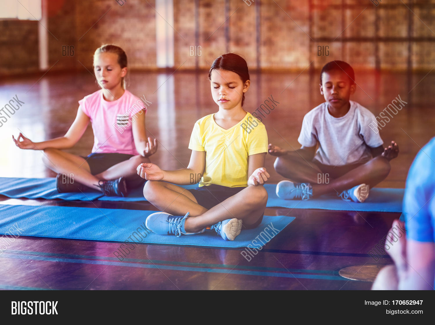 School Kids Meditating Image & Photo (Free Trial) | Bigstock