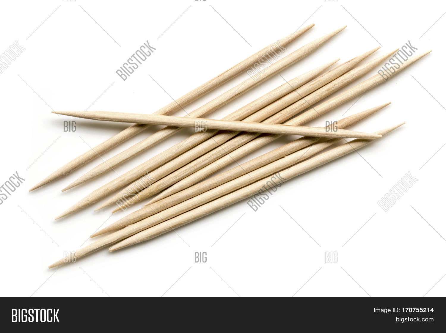 Toothpicks Isolated On Image & Photo (Free Trial) | Bigstock