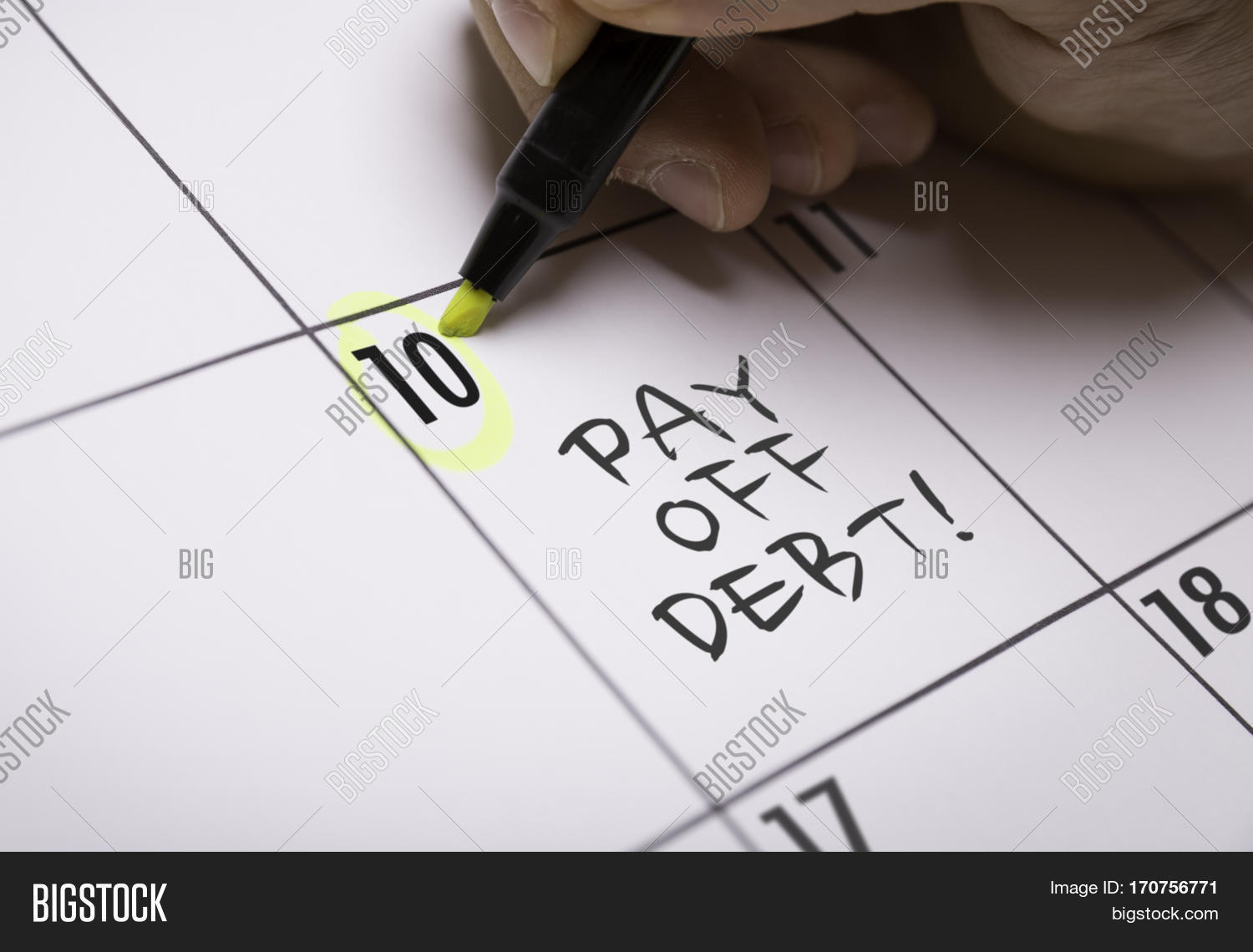 Pay Off Debt Image & Photo (Free Trial) | Bigstock
