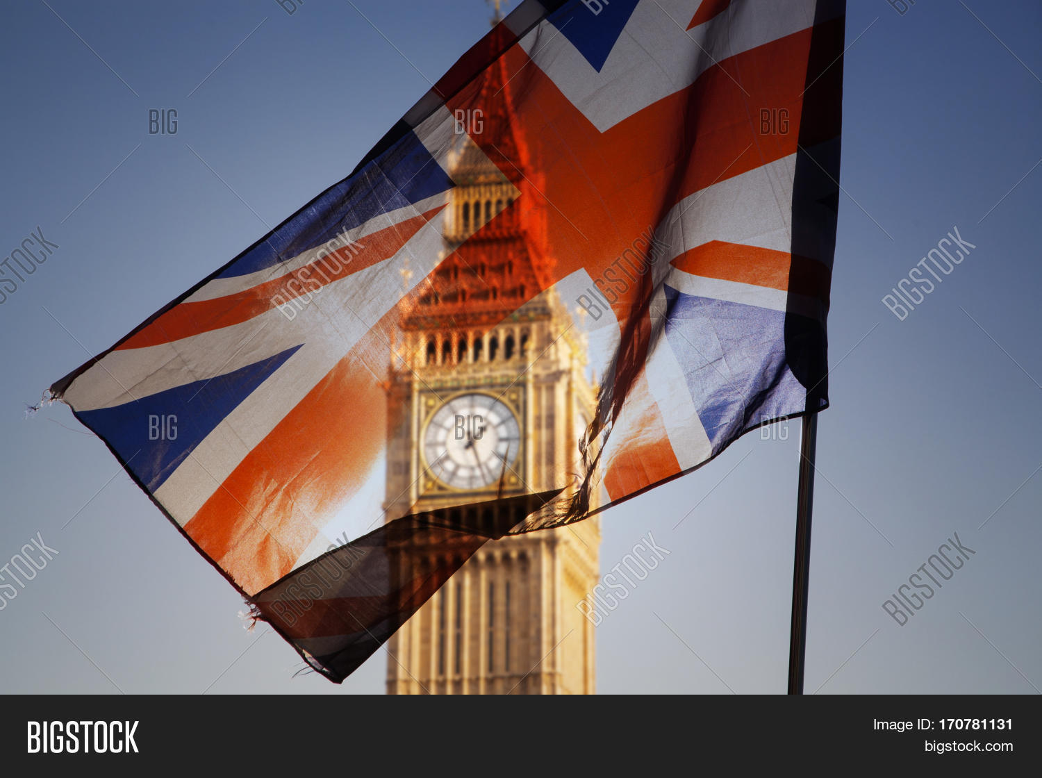 Flags UK EU Combined Image & Photo (Free Trial) | Bigstock