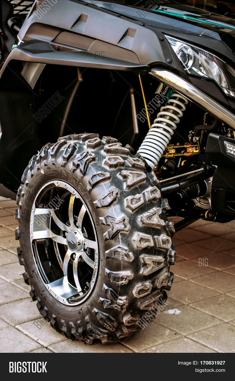 Sports ATV Standing On Image & Photo (Free Trial) | Bigstock