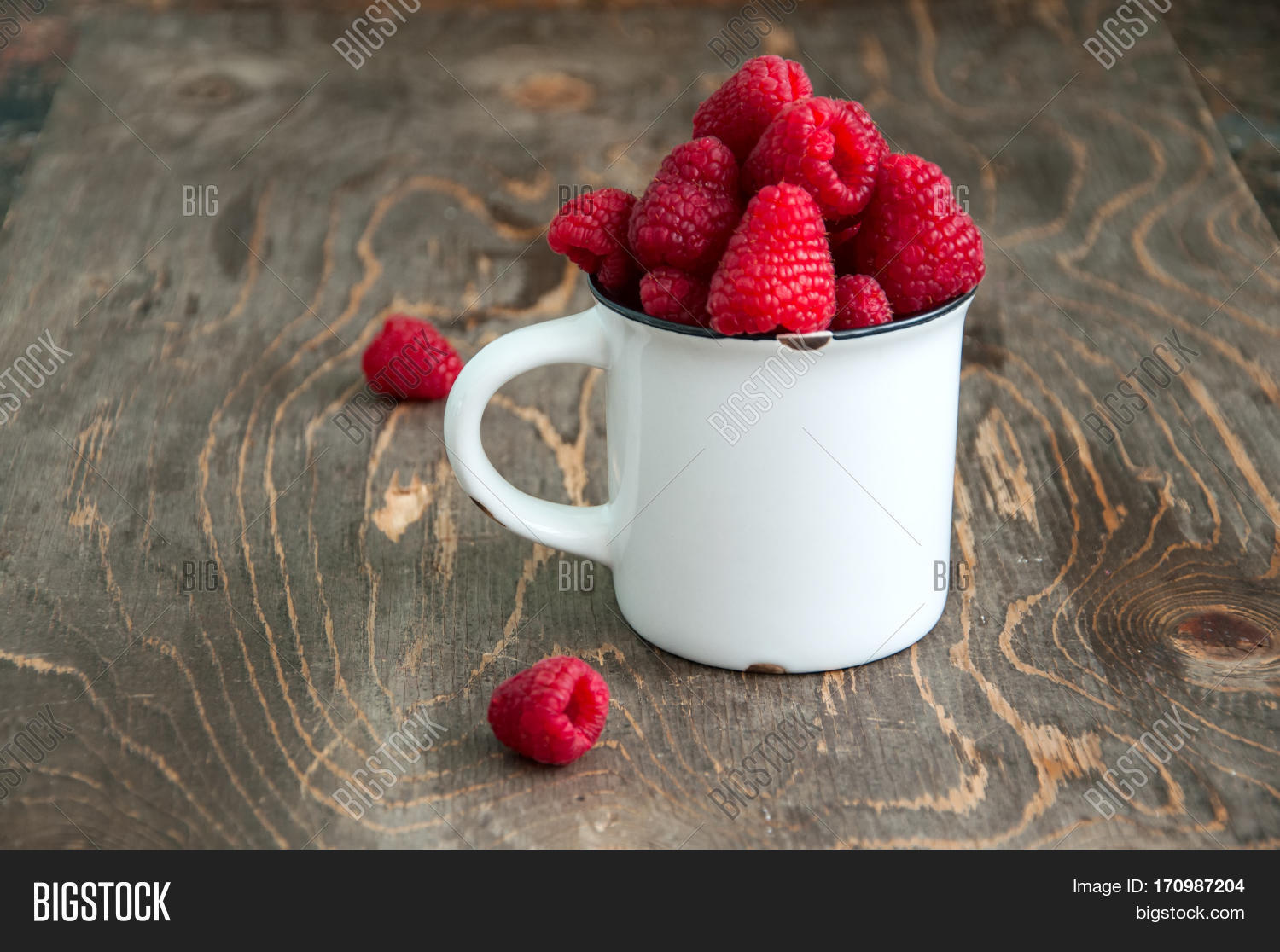 Fresh Raspberries Big Image & Photo (Free Trial) | Bigstock