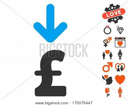 Pound Income Icon Vector & Photo (Free Trial) | Bigstock