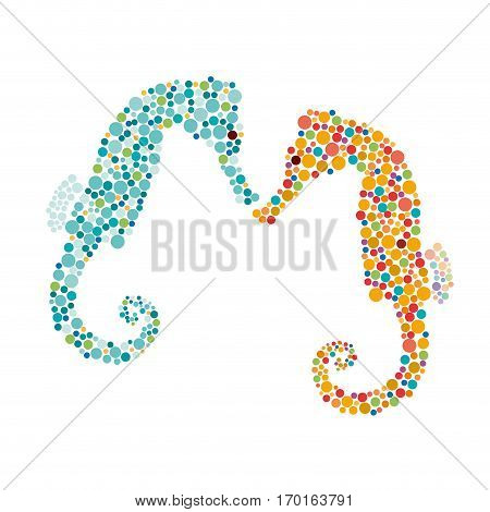 Vector Sign Seahorse Vector & Photo (Free Trial) | Bigstock