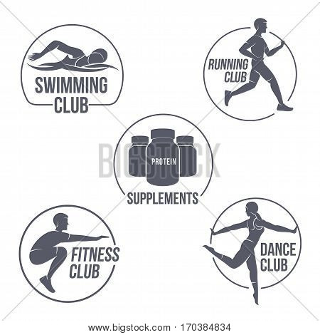 Aerobic Workout Logo Vector & Photo (Free Trial) | Bigstock