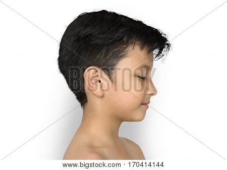 Little Boy Side View Image & Photo (Free Trial) | Bigstock