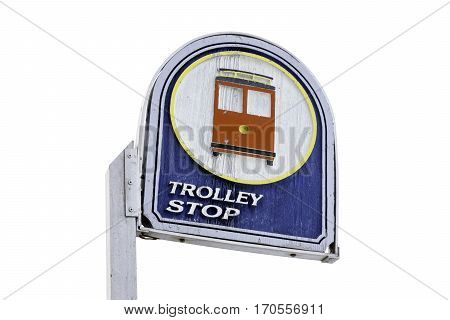 Vintage Trolley Stop Image & Photo (Free Trial) | Bigstock