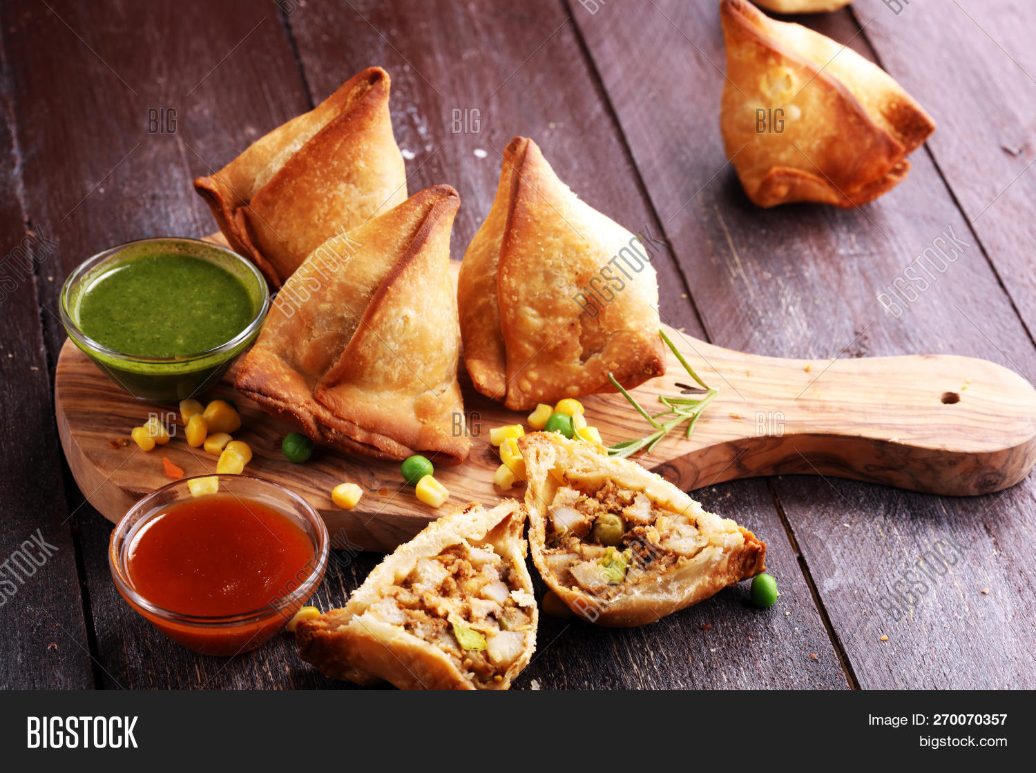 Vegetarian Samsa Image & Photo (Free Trial) | Bigstock