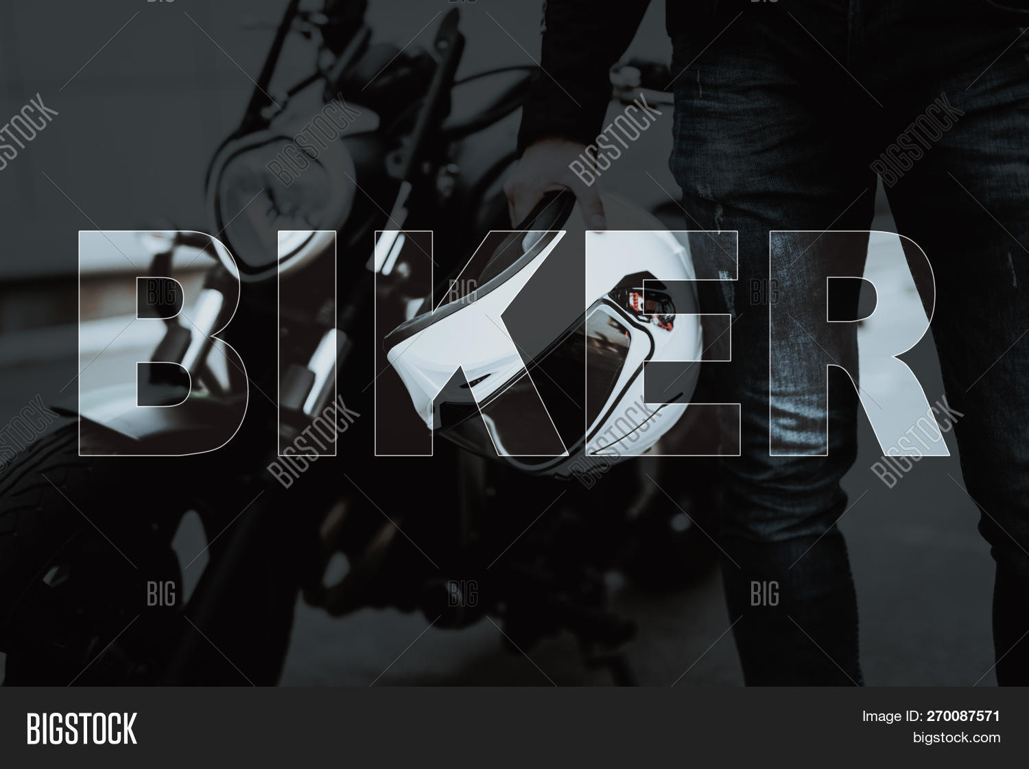Collage Male Biker Image & Photo (Free Trial) | Bigstock