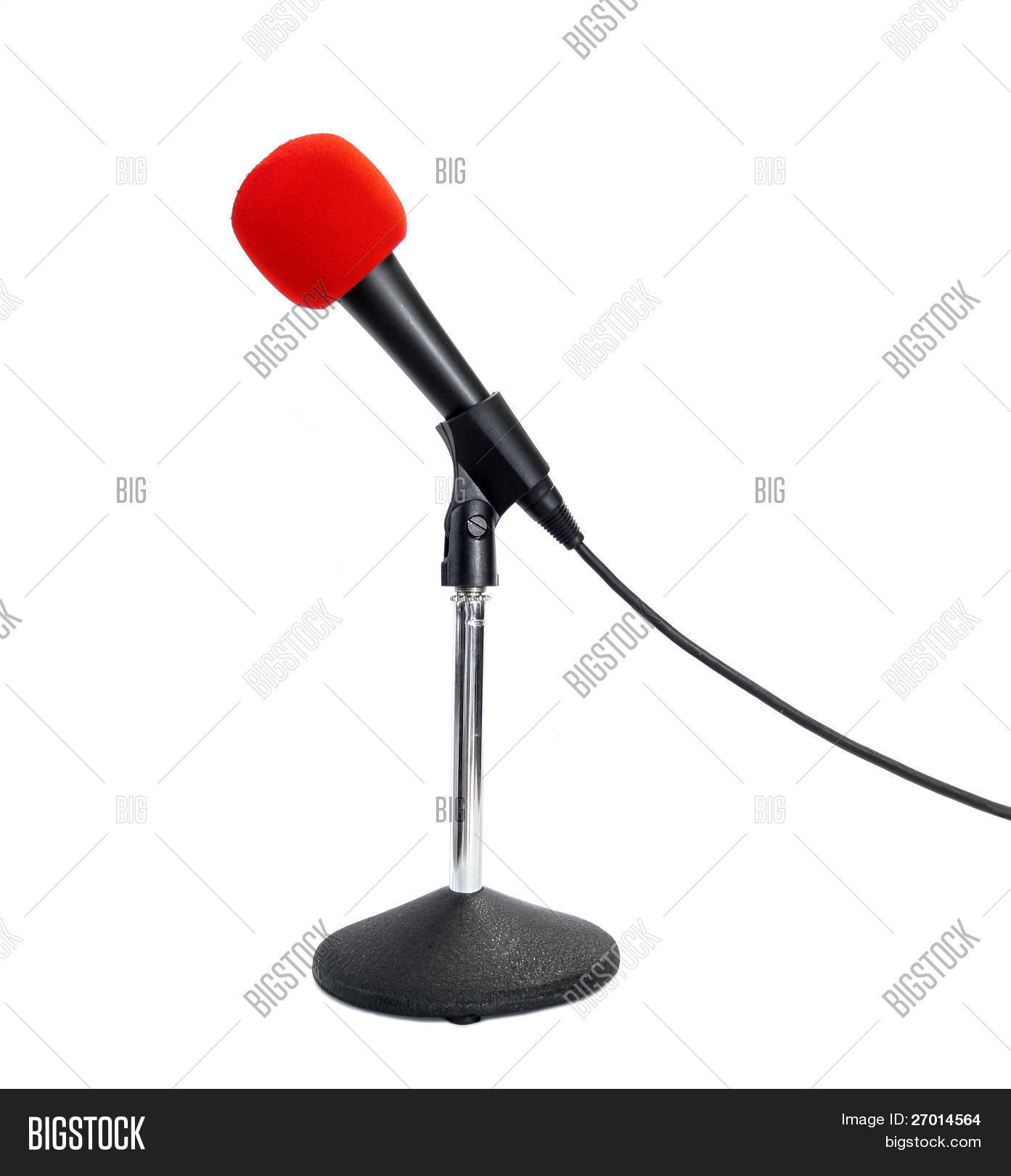 Red Microphone Image & Photo (Free Trial) | Bigstock