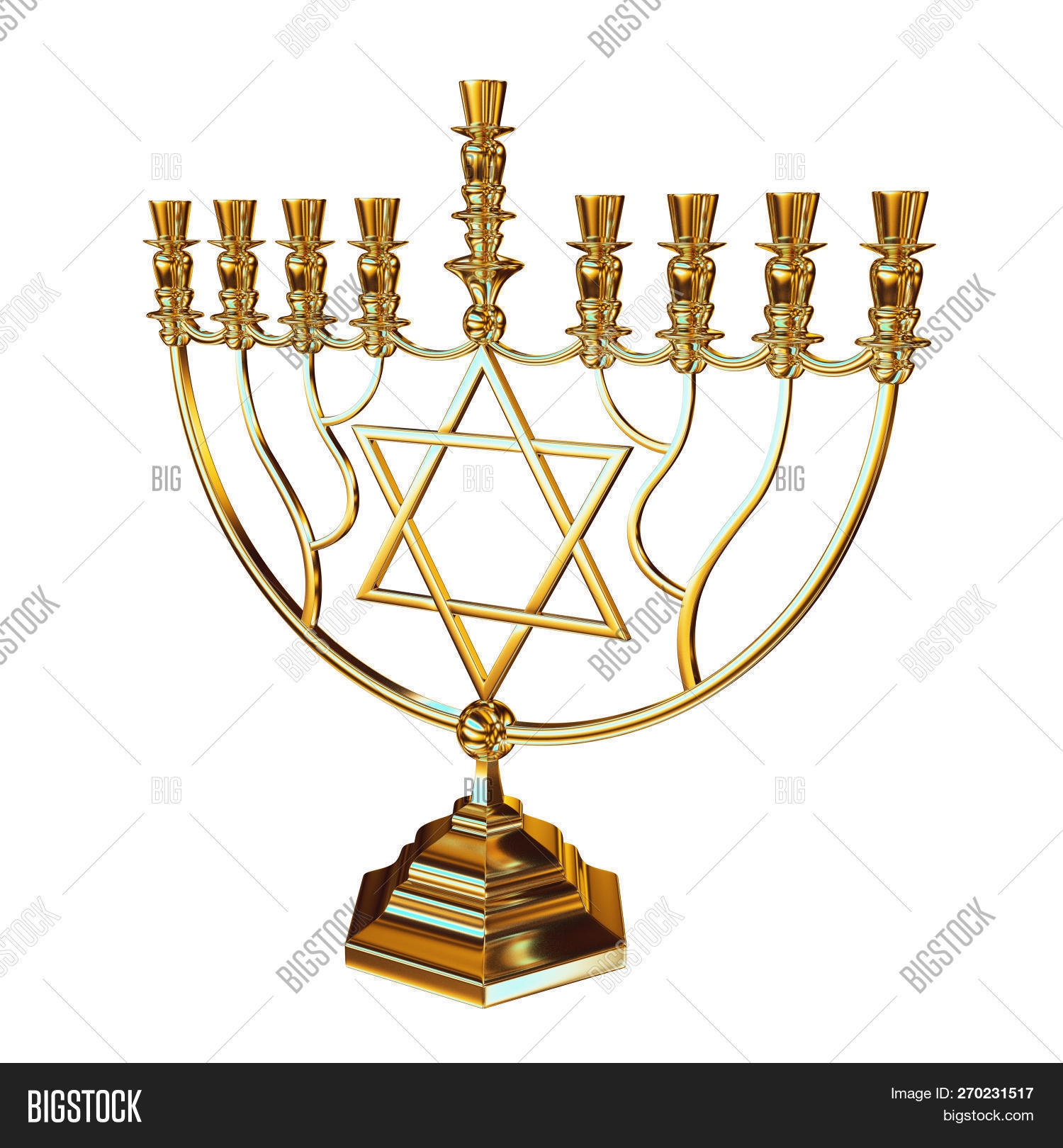 Menorah Hanukkah Lamp Image & Photo (Free Trial) | Bigstock