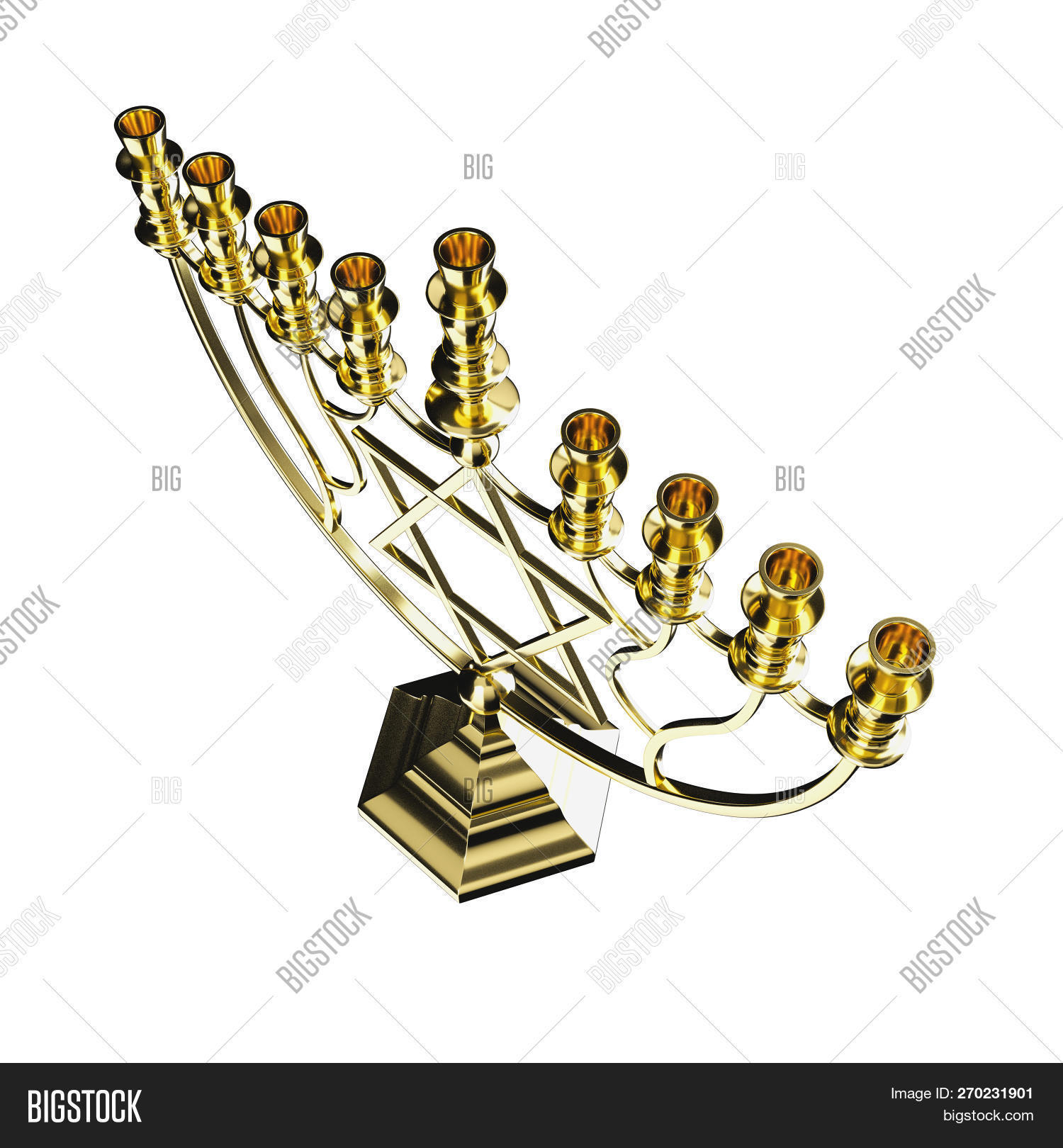 Menorah Hanukkah Lamp Image & Photo (Free Trial) | Bigstock