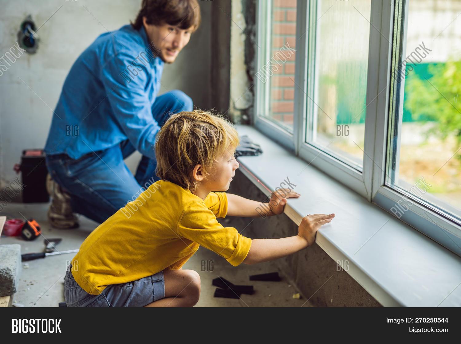 Father Son Repair Image & Photo (Free Trial) | Bigstock