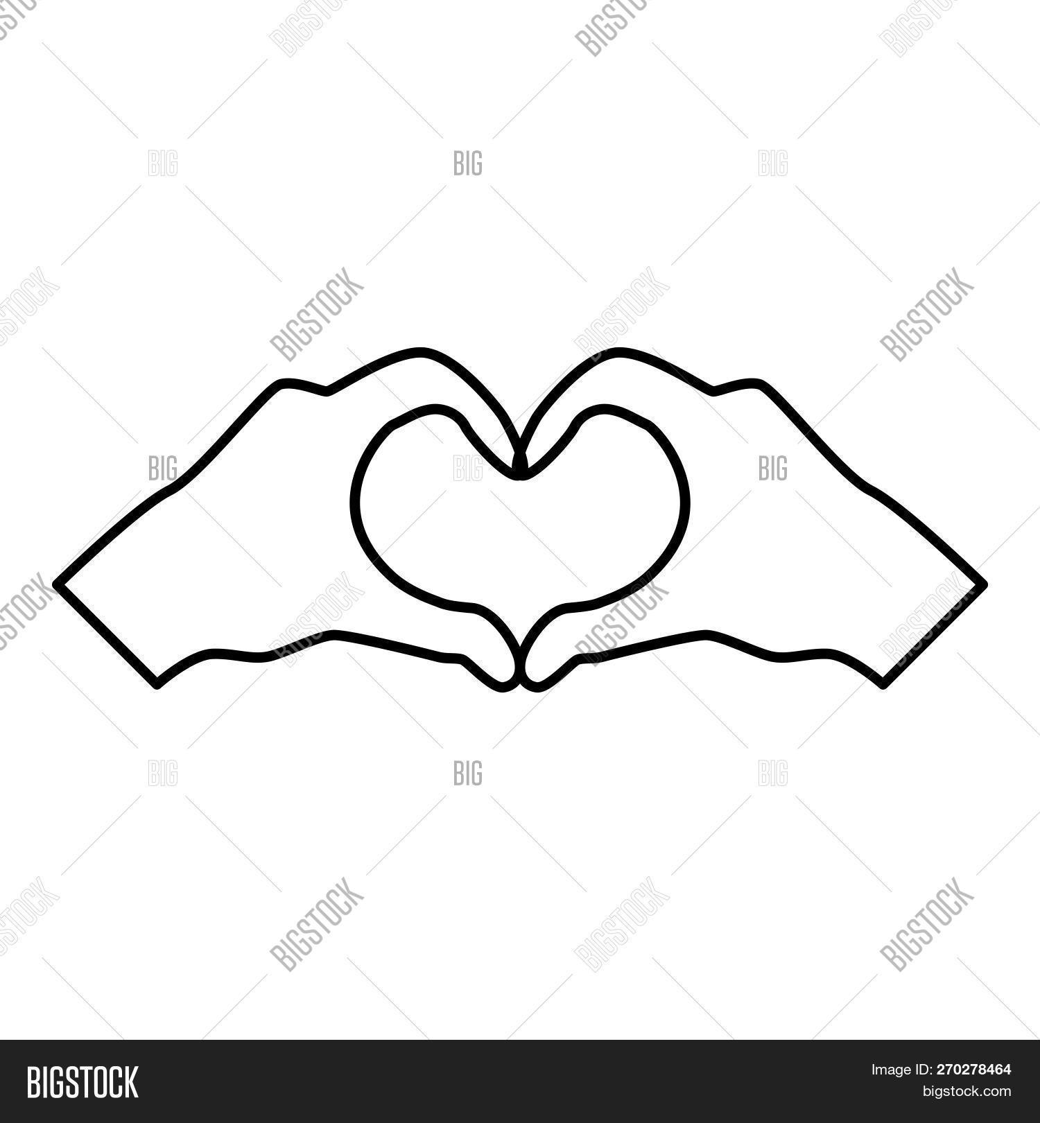 Two Hands Have Shape Vector & Photo (Free Trial) | Bigstock