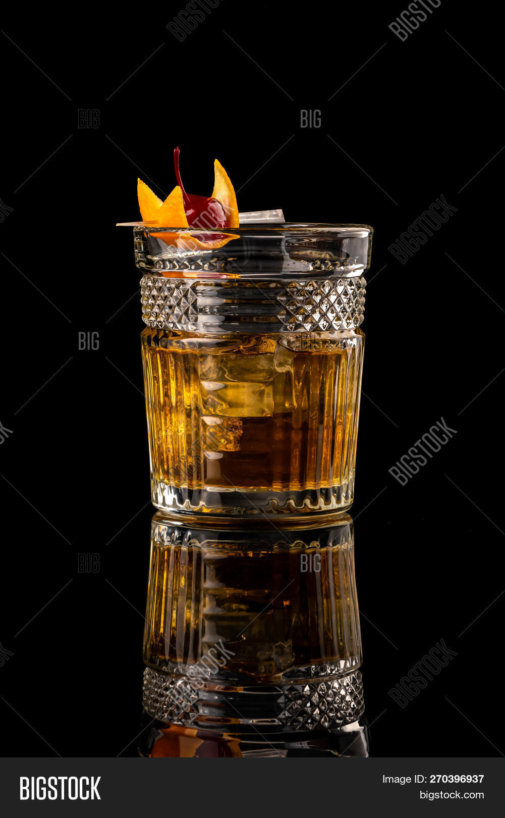 Cocktail On Black Image & Photo (Free Trial) | Bigstock