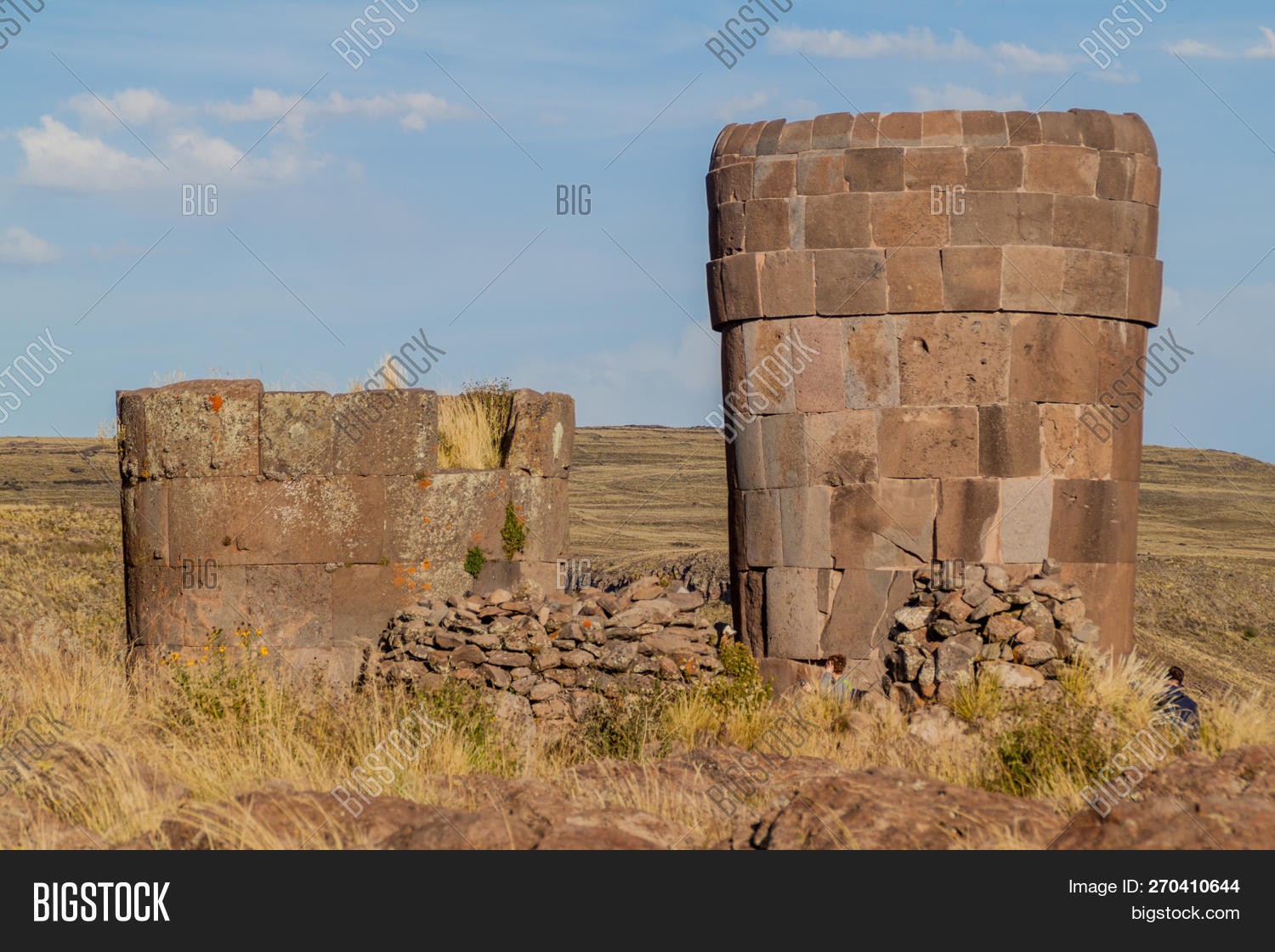Ruins Funerary Towers Image & Photo (Free Trial) | Bigstock