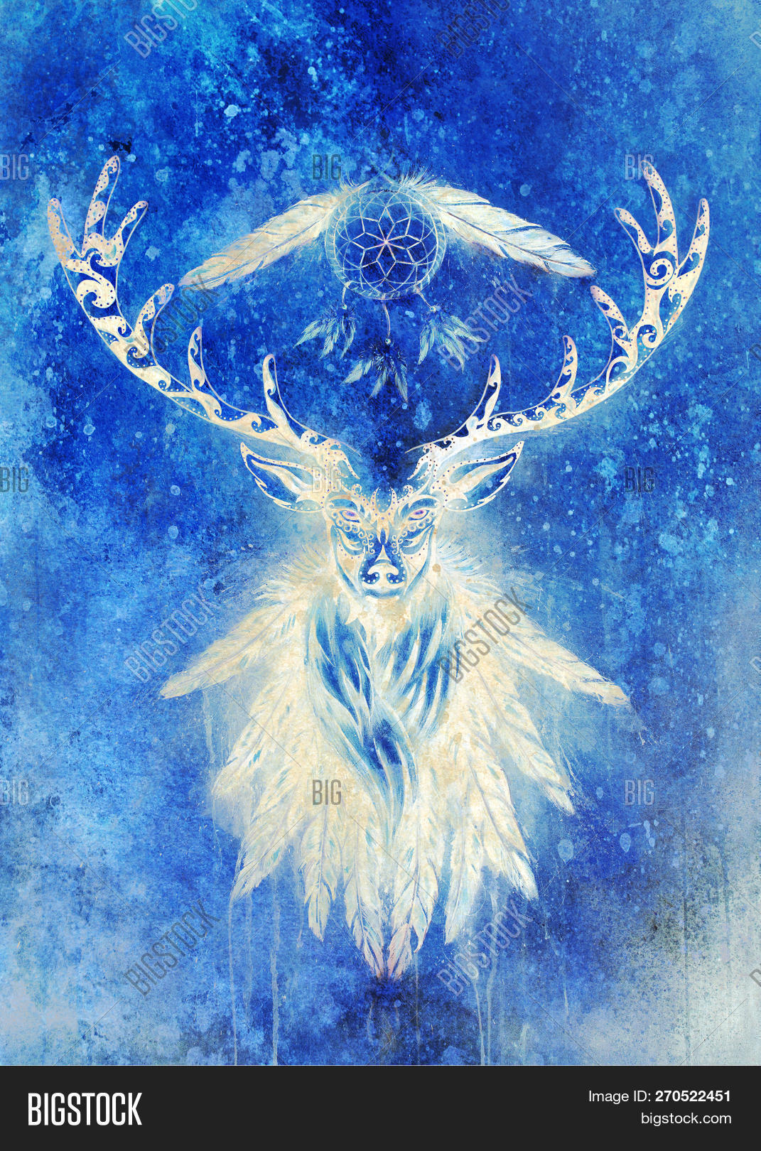 Sacred Ornamental Deer Image & Photo (Free Trial) | Bigstock